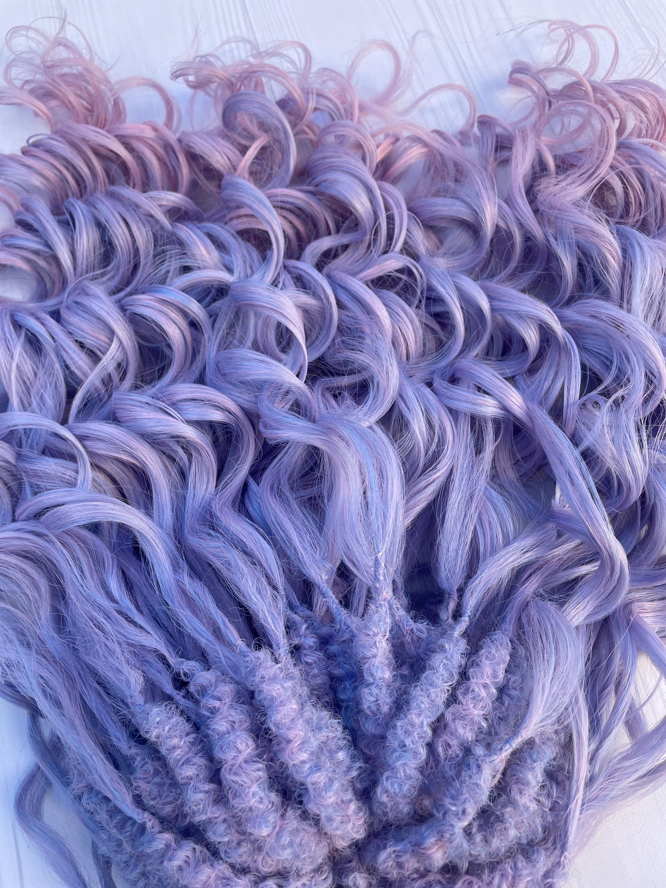 Lavender Festival Curls - Fairytale Dreadlocks Extension Synthetic ...