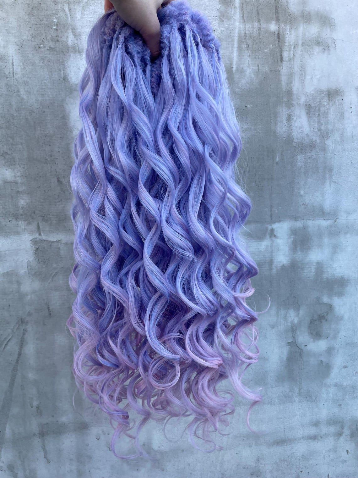 Lavender Festival Curls - Fairytale Dreadlocks Extension Synthetic ...