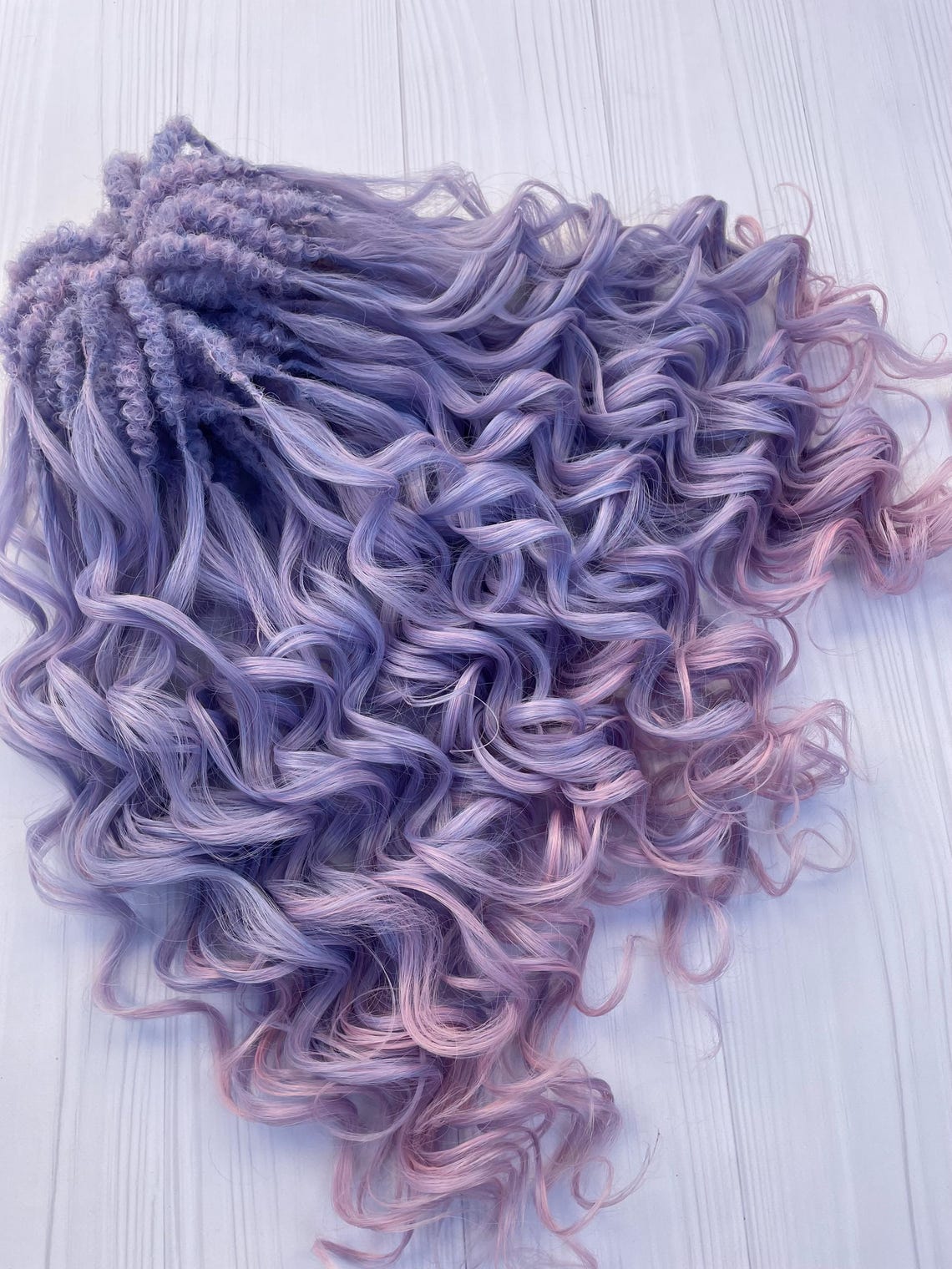 Lavender Festival Curls - Fairytale Dreadlocks Extension Synthetic ...