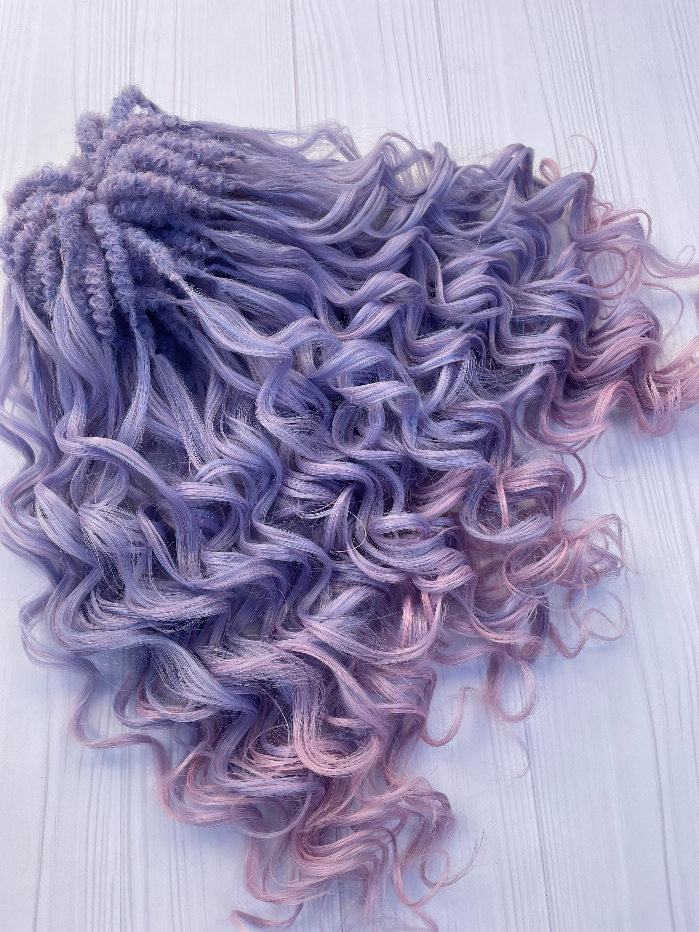 Lavender Festival Curls - Fairytale Dreadlocks Extension Synthetic ...