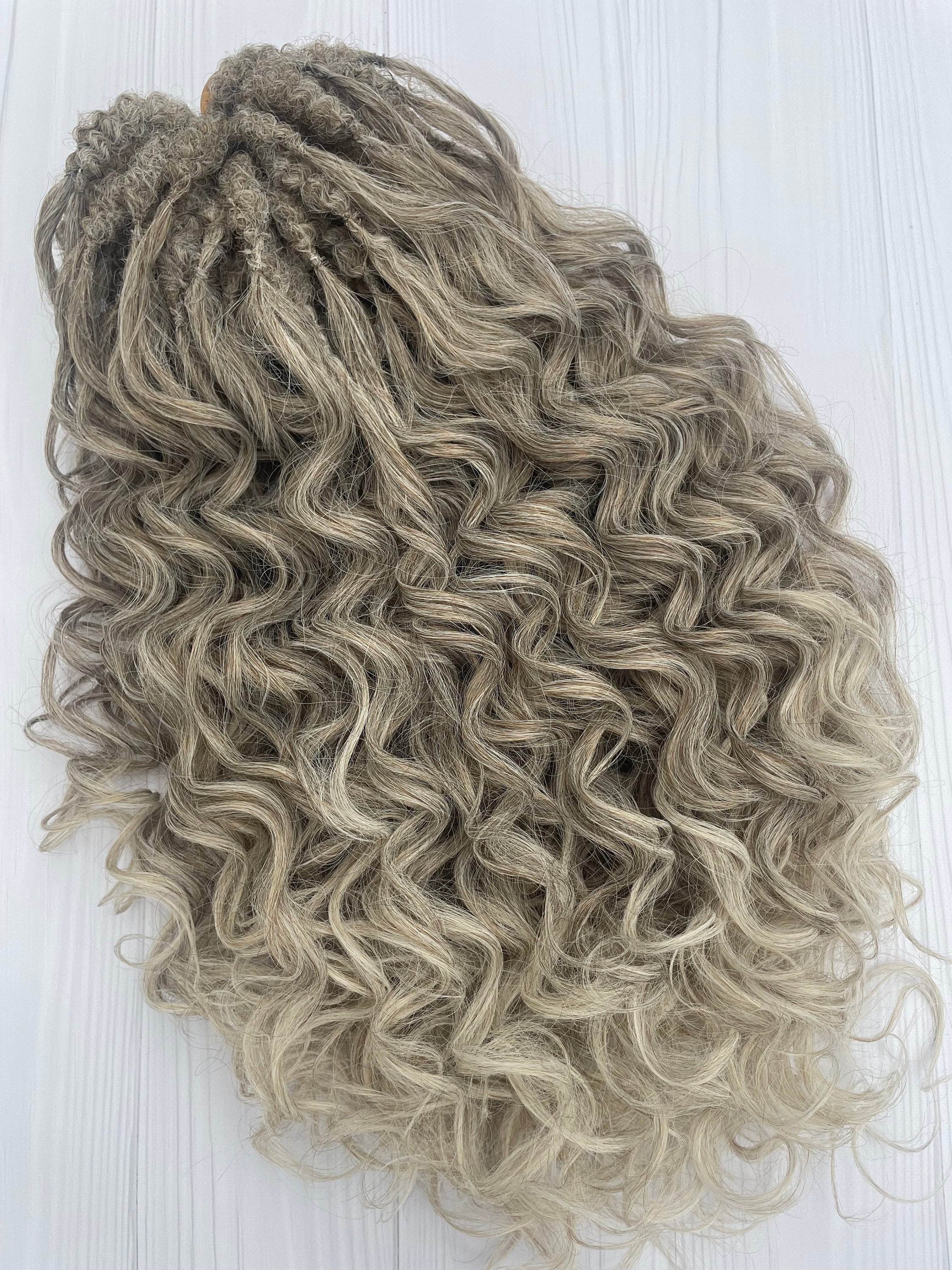 Synthetic Dreads Hair Extensions Dreads Extensions Curly Dreads Double Ended Dreads Wavy Hair ...