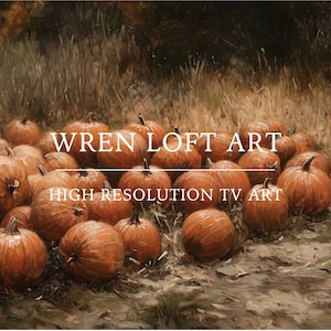 Fall Frame Tv Art Set, Pumpkin Frame Tv, Autumn Samsung Frame Tv Art ...