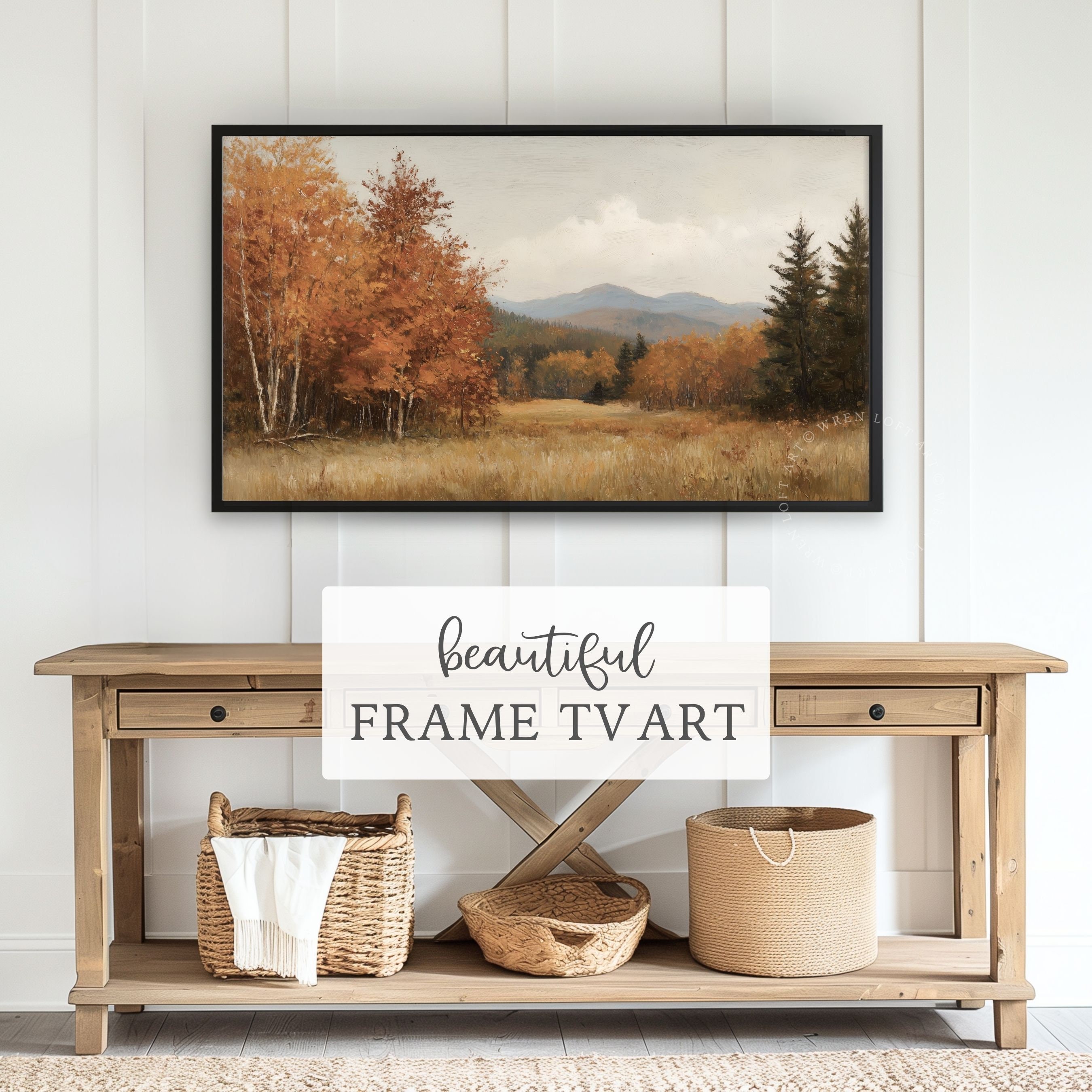 Fall Frame Tv Art Set, Pumpkin Frame Tv, Autumn Samsung Frame Tv Art ...