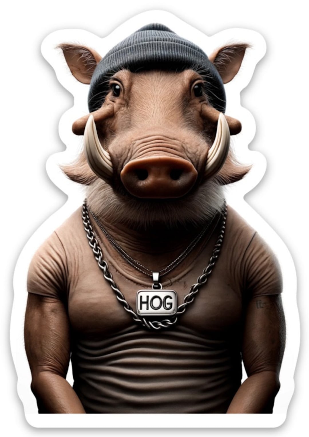 Wild Hog Sticker / Pet Stickers / Funny Stickers / Animals / Warthog - Etsy