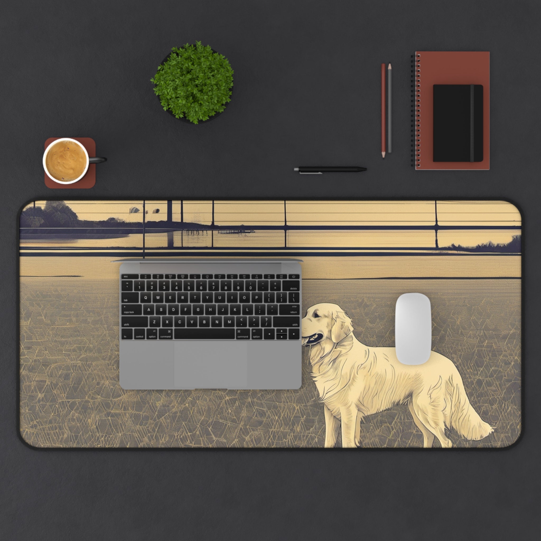 Dog Desk Mat, Desk Mat, Deskmat, Large Desk Mat, Dog Deskmat, Animal ...