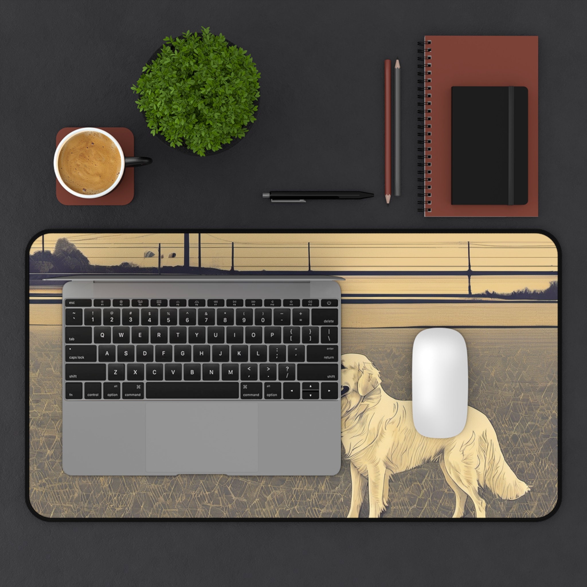 Dog Desk Mat, Desk Mat, Deskmat, Large Desk Mat, Dog Deskmat, Animal ...