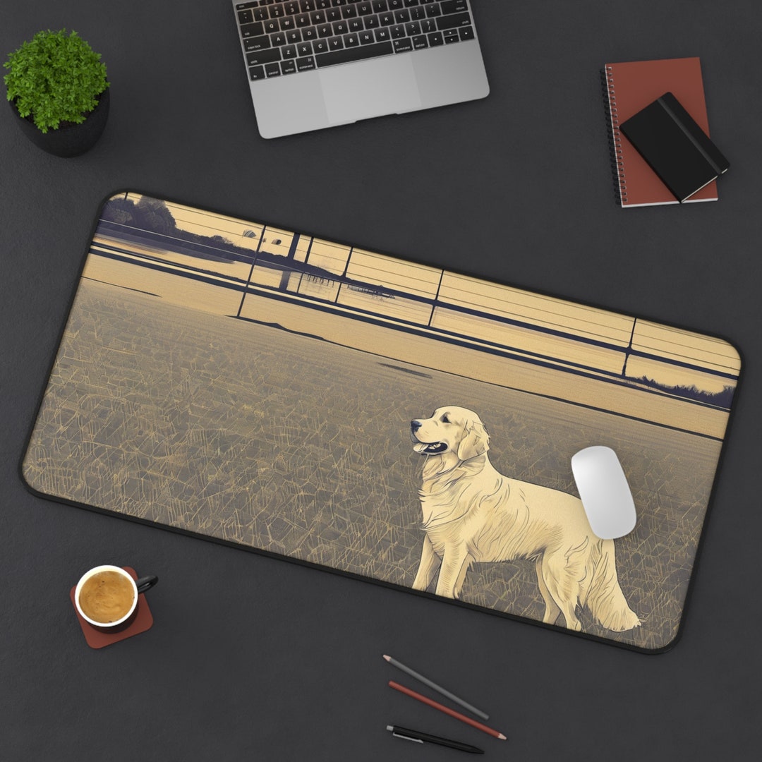 Dog Desk Mat, Desk Mat, Deskmat, Large Desk Mat, Dog Deskmat, Animal ...