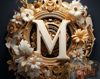 Letter M , Logo. Digital Printable Papers, Digital Pattern, Non ...