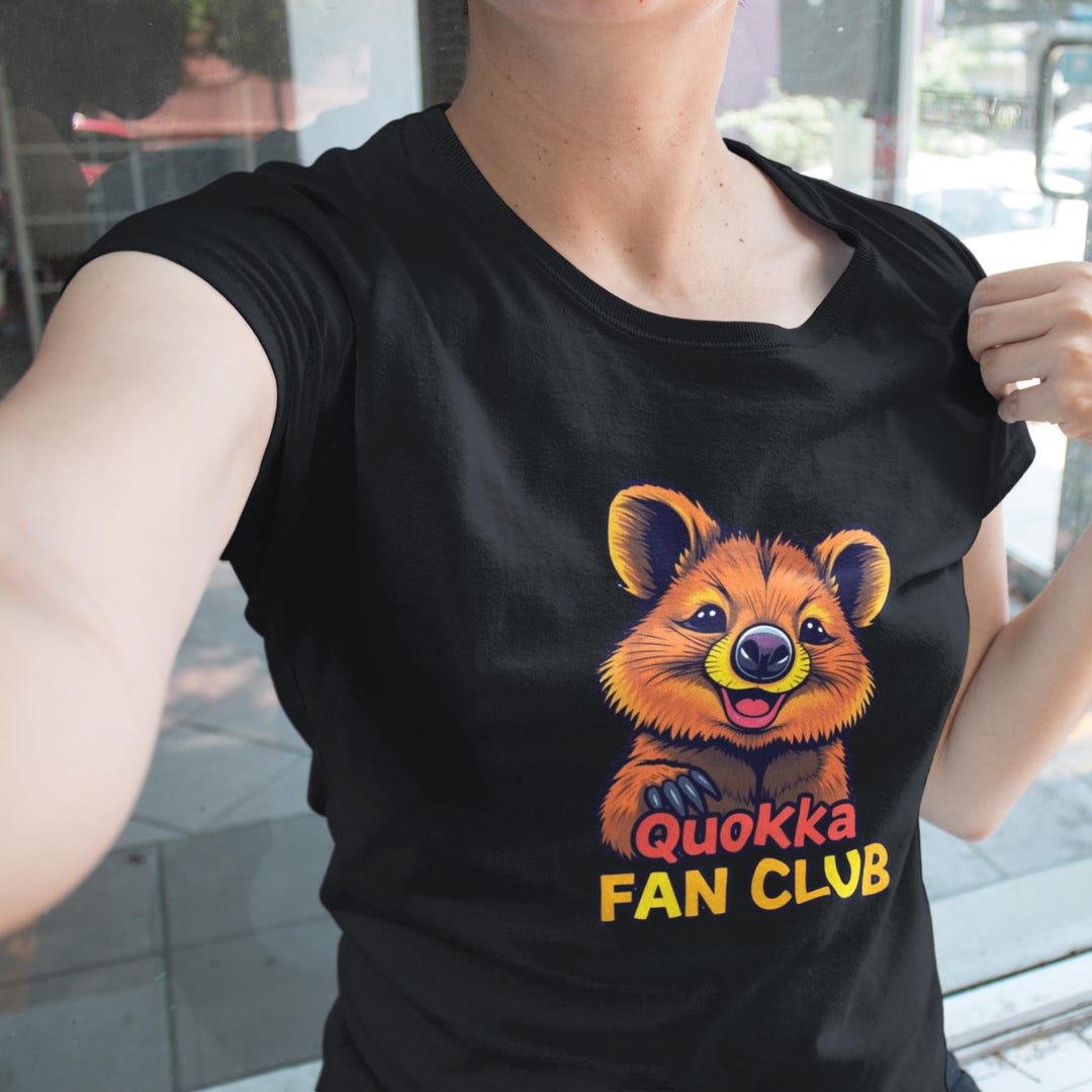 Quokka Fan Club T-shirt Cute Quokka Shirt for Animal Lovers Funny ...
