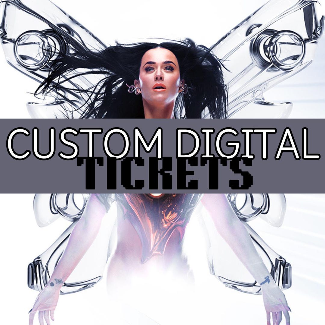 Katy Perry the Lifetimes Tour Custom Digital Ticket - Etsy