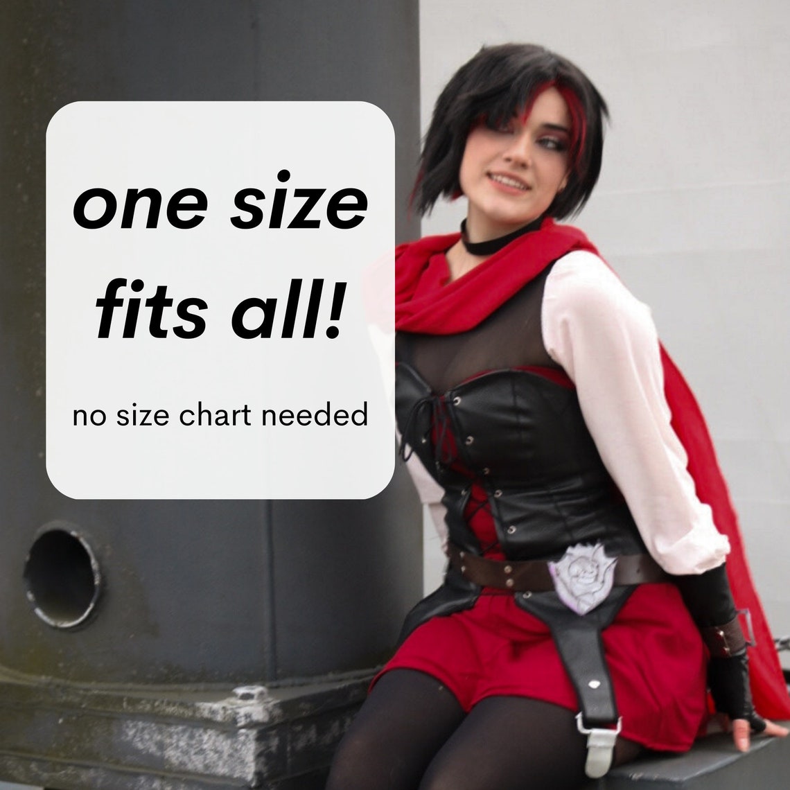 RWBY Ruby Rose Inspired Cosplay PDF Digital Sewing Pattern Printable ...