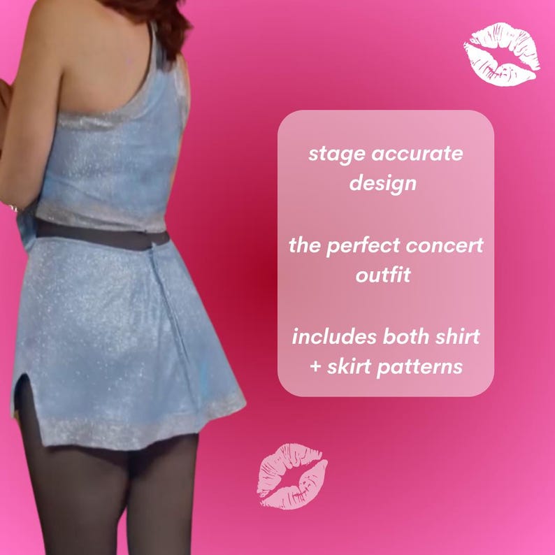 Sabrina Carpenter Juno Inspired Sewing Pattern PDF Concert Outfit ...