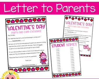 Editable Valentine's Day Class List - Instant Download and Printable - Etsy