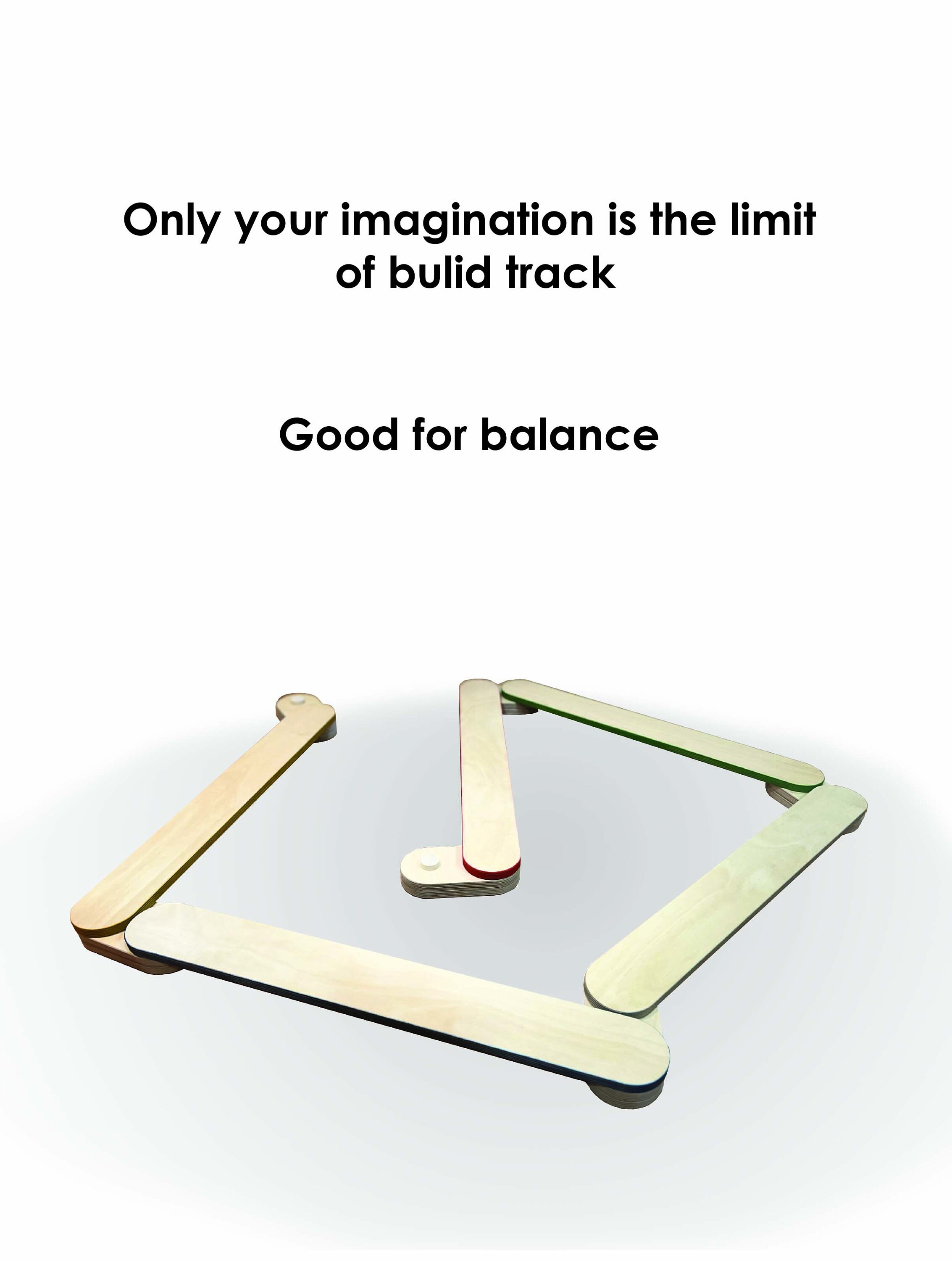 Balance Beams for Kids, Activity Board Wobble Board, Wooden Activity ...