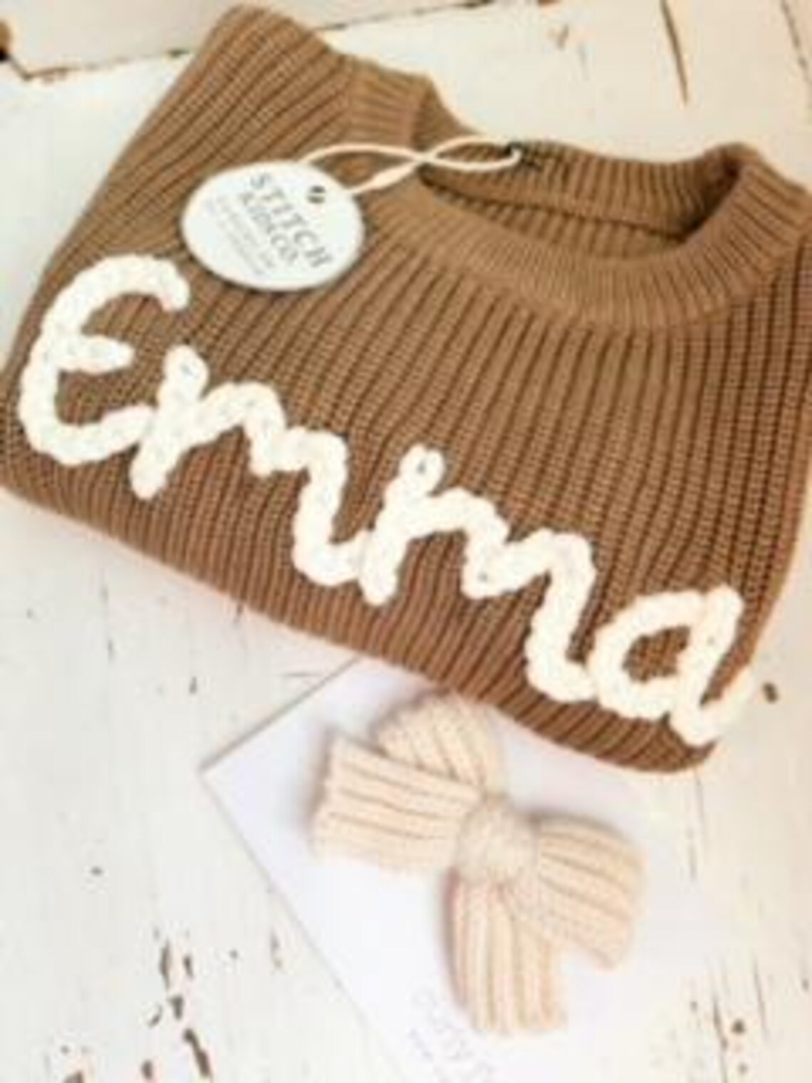 Kids/baby Fall Colors Name Sweater, Chunky Knit Name Sweater, Toddler ...