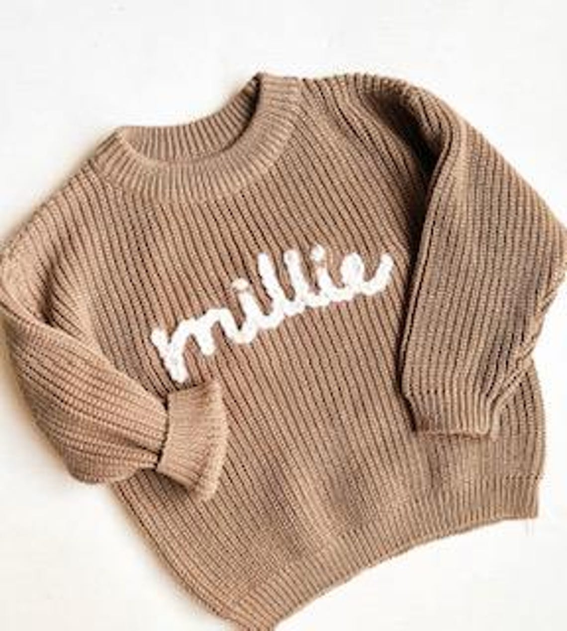 Kids/baby Fall Colors Name Sweater, Chunky Knit Name Sweater, Toddler ...