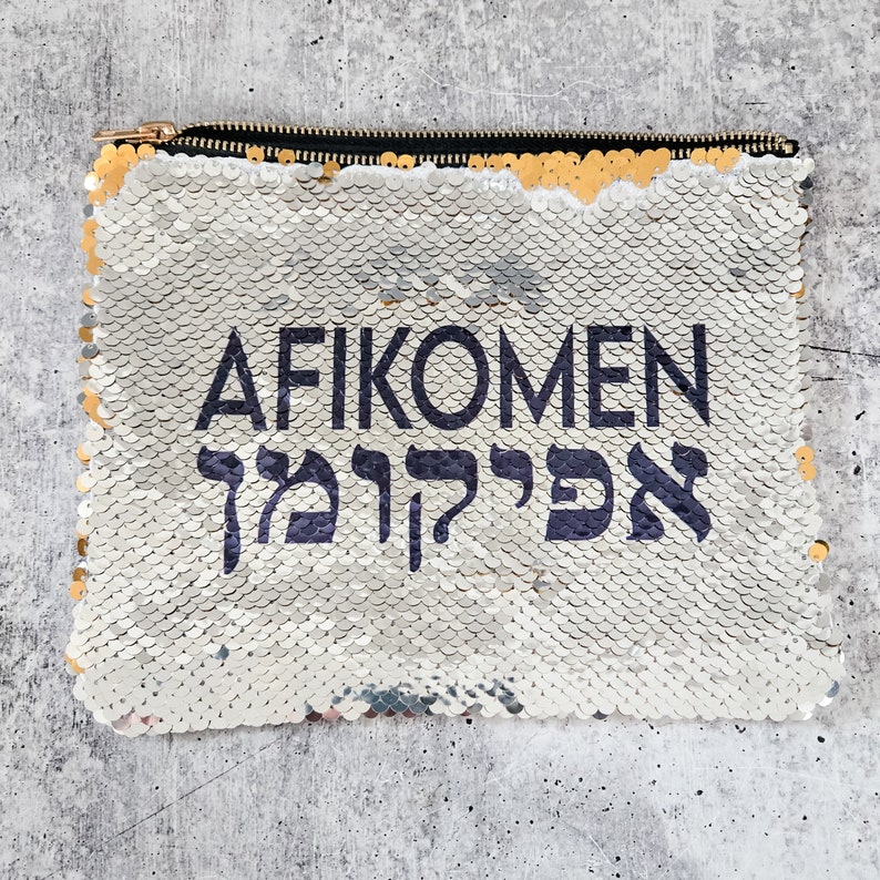 Matzah Cover for Passover, Modern Judaica Sequined Passover Seder Decor ...