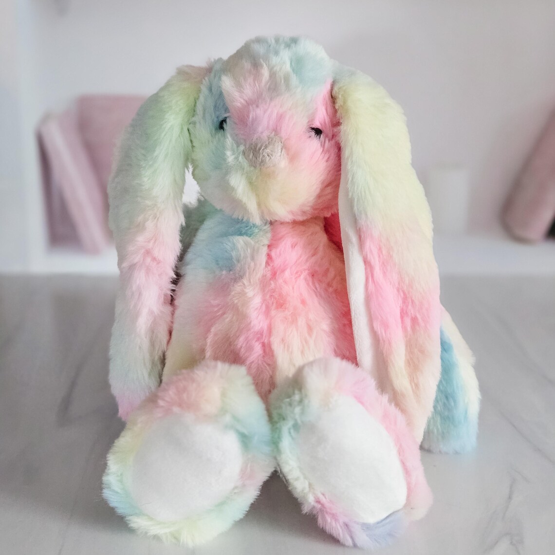 Personalized Am Yisrael Chai Plush Bunny Rabbit, Jewish Baby Naming ...