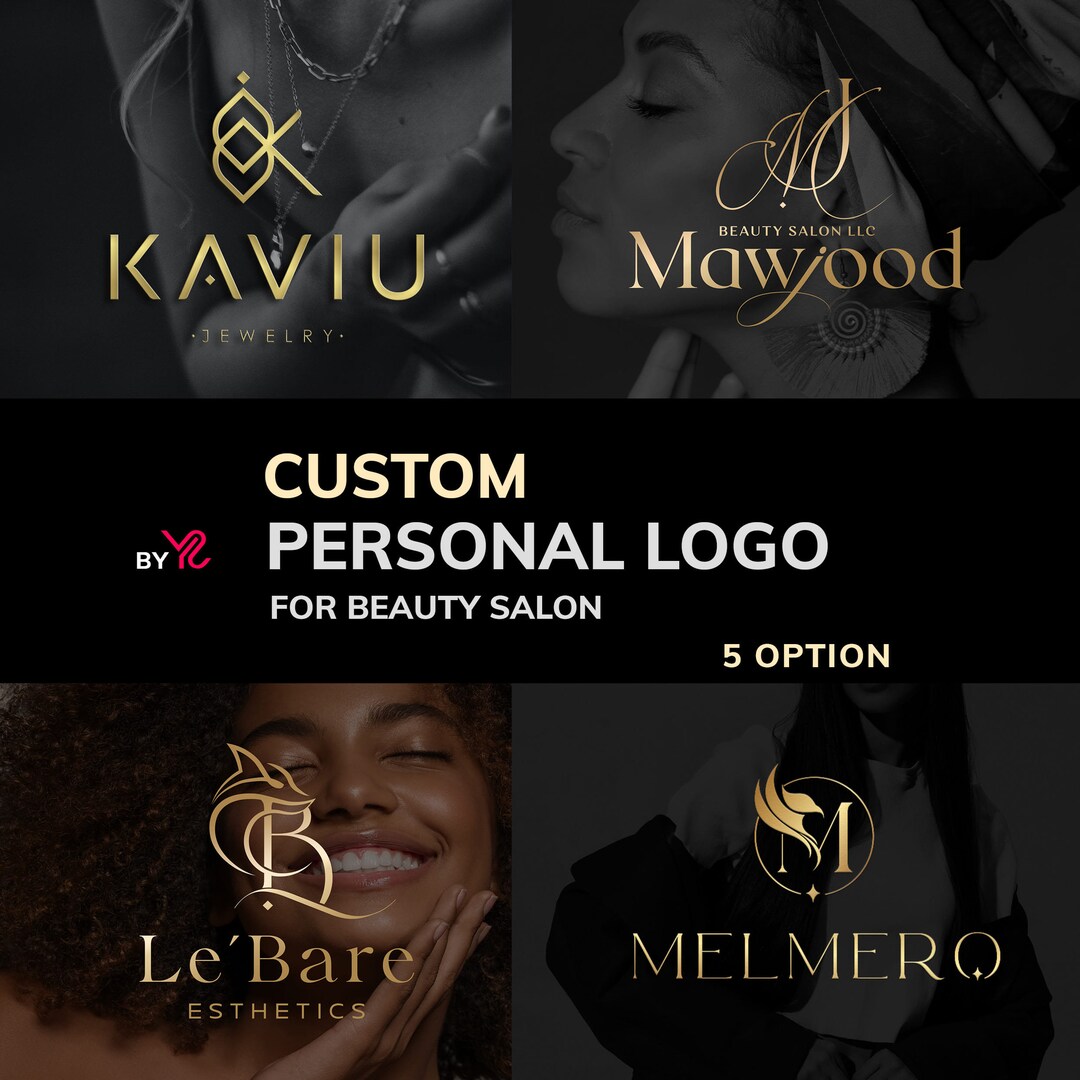 Personal Logo, Logos, Logo Design, Salon Branding, Makeup Logo, Hair ...
