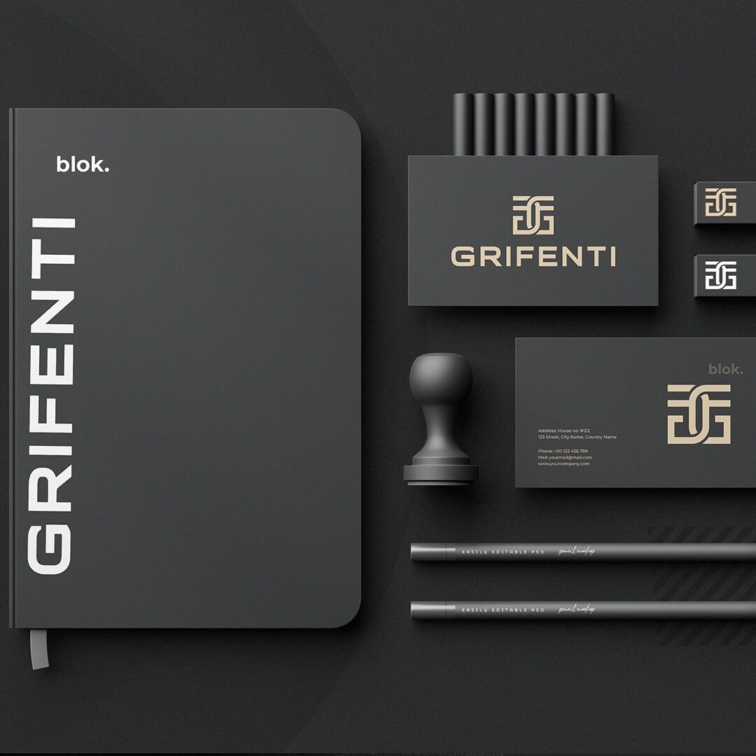 Custom Corporate Identity Without Logo, Brand Identity Package ...