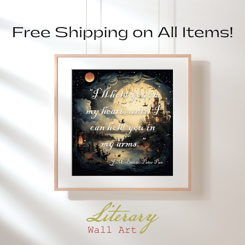 Peter Pan Quote - Etsy