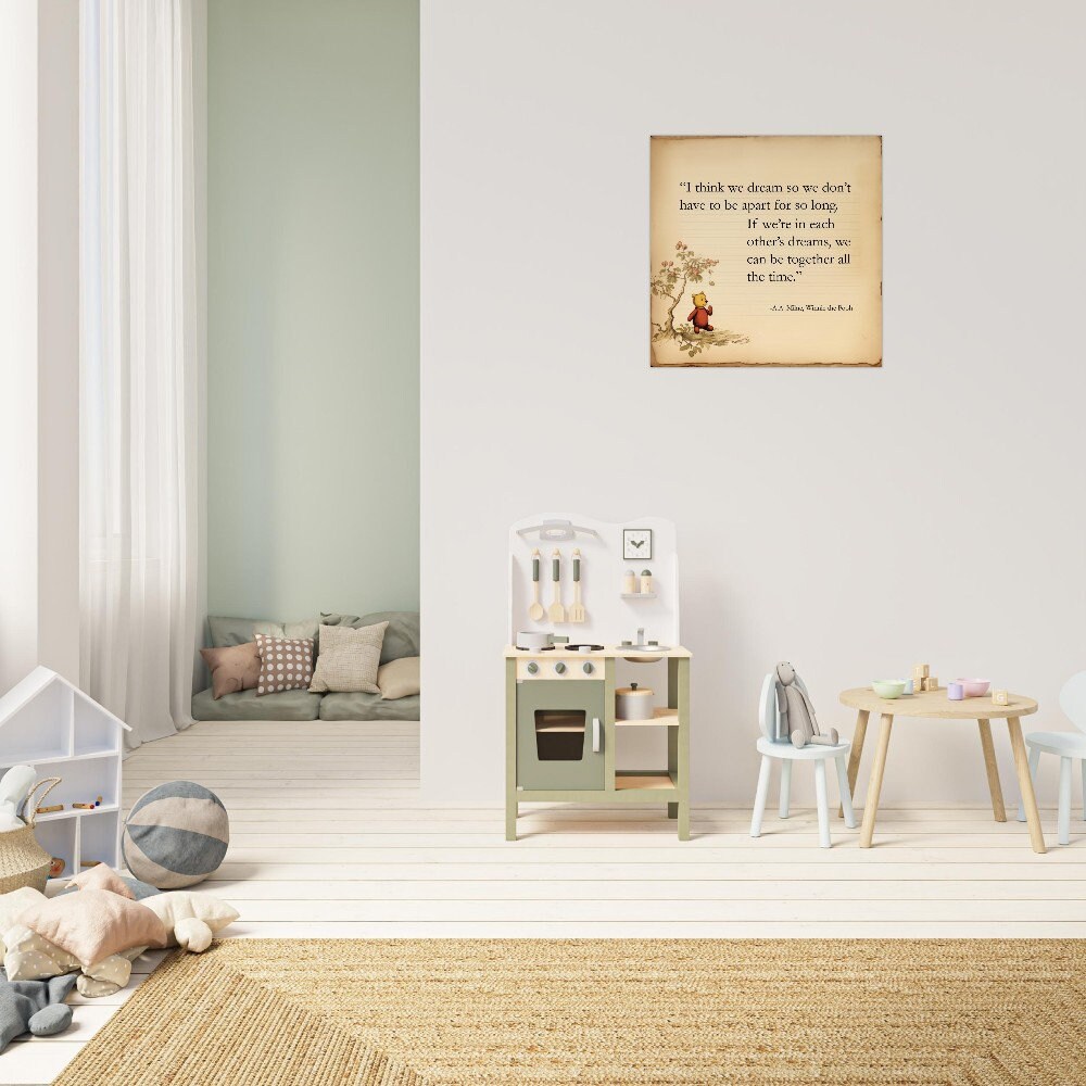 Winnie the Pooh Poster - Wall Art for Kids Bedroom Wall Art for Nursery ...
