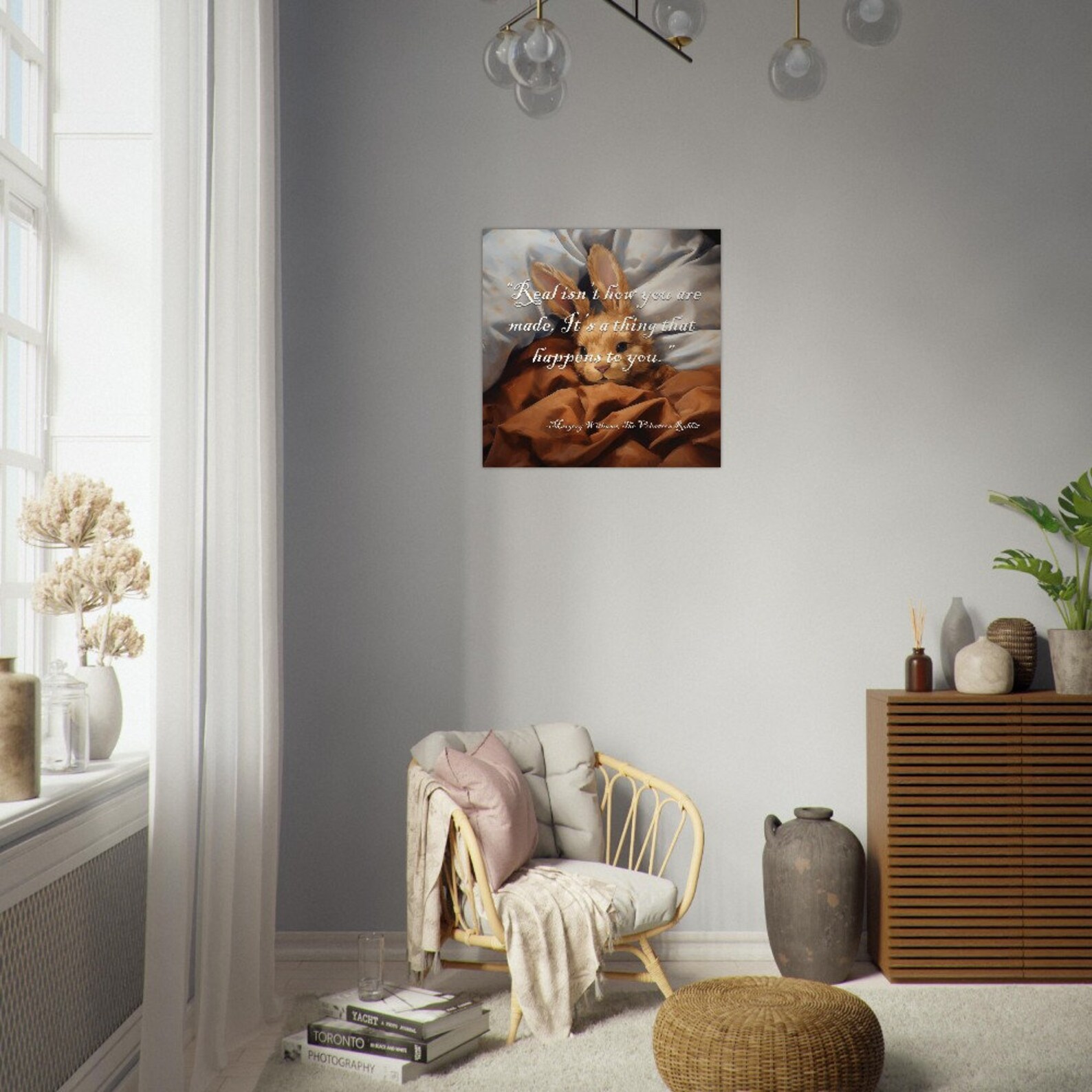 The Velveteen Rabbit Poster - High Quality Print, Nursery, Kids Room ...