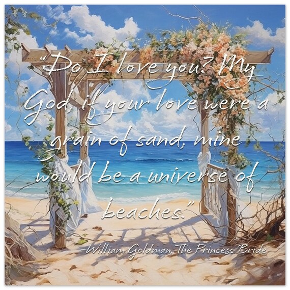 Princess Bride Quote Poster