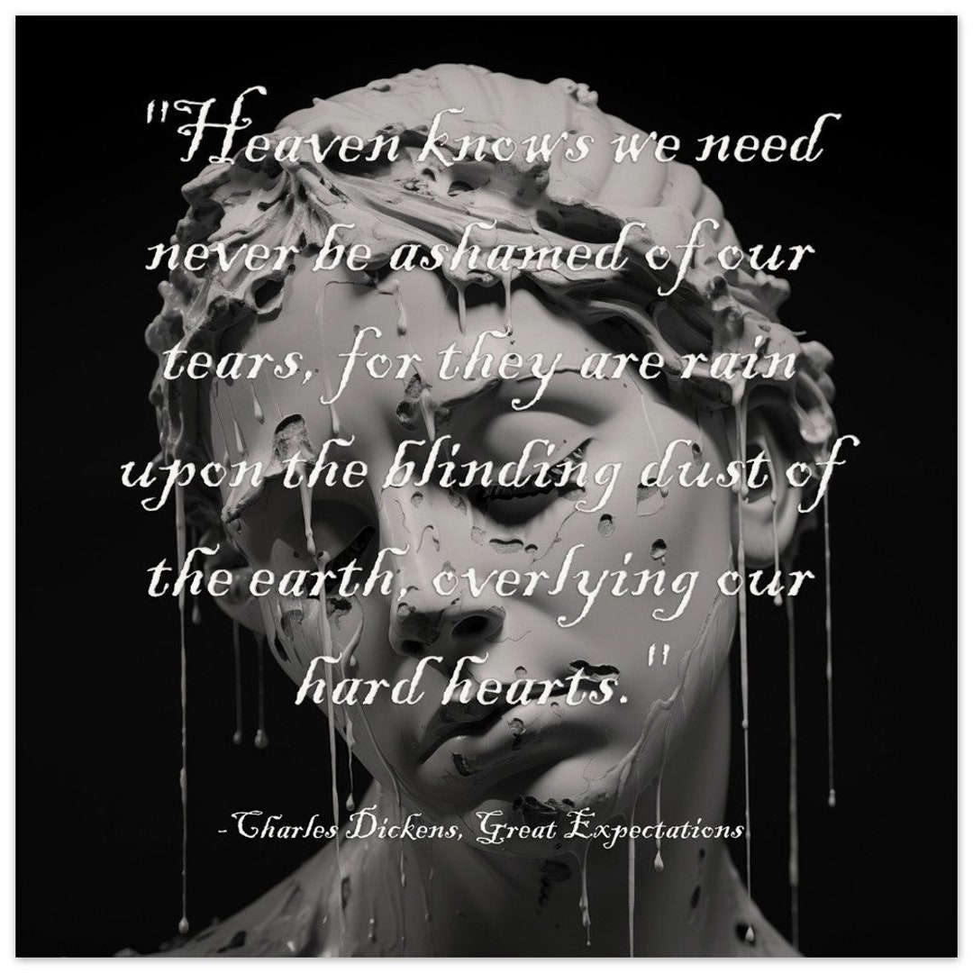 Charles Dickens, Great Expectations Poster - "heaven Knows We Need ...