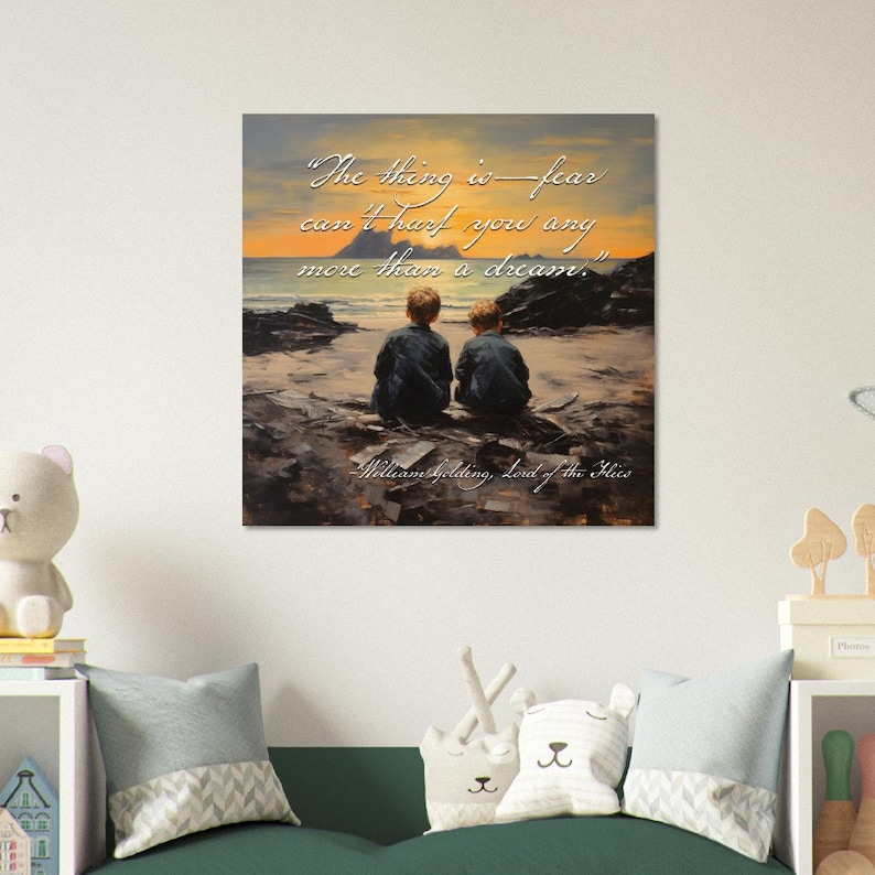 William Golding, Lord of the Flies Poster - High Quality Print ...