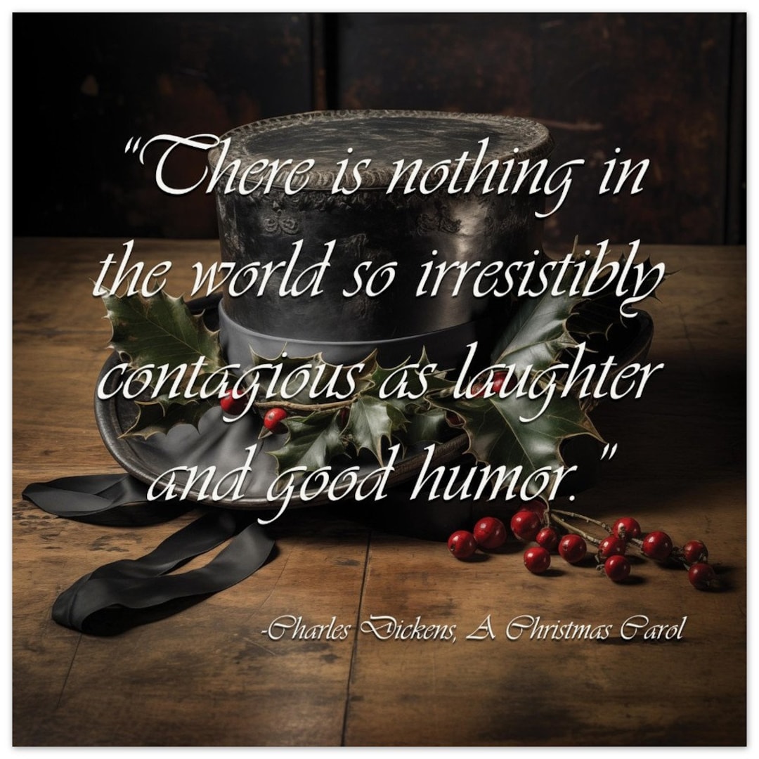 Charles Dickens, A Christmas Carol Poster - High Quality Print ...