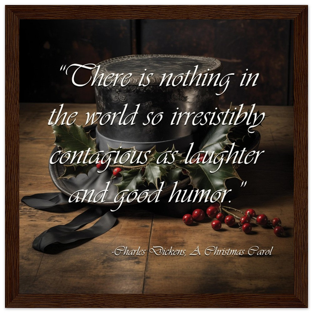 Charles Dickens, A Christmas Carol Framed Poster, Christmas Decorations ...