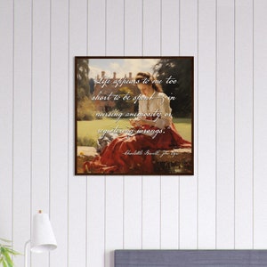 Charlotte Brontë, Jane Eyre Framed Poster - High Quality Print ...
