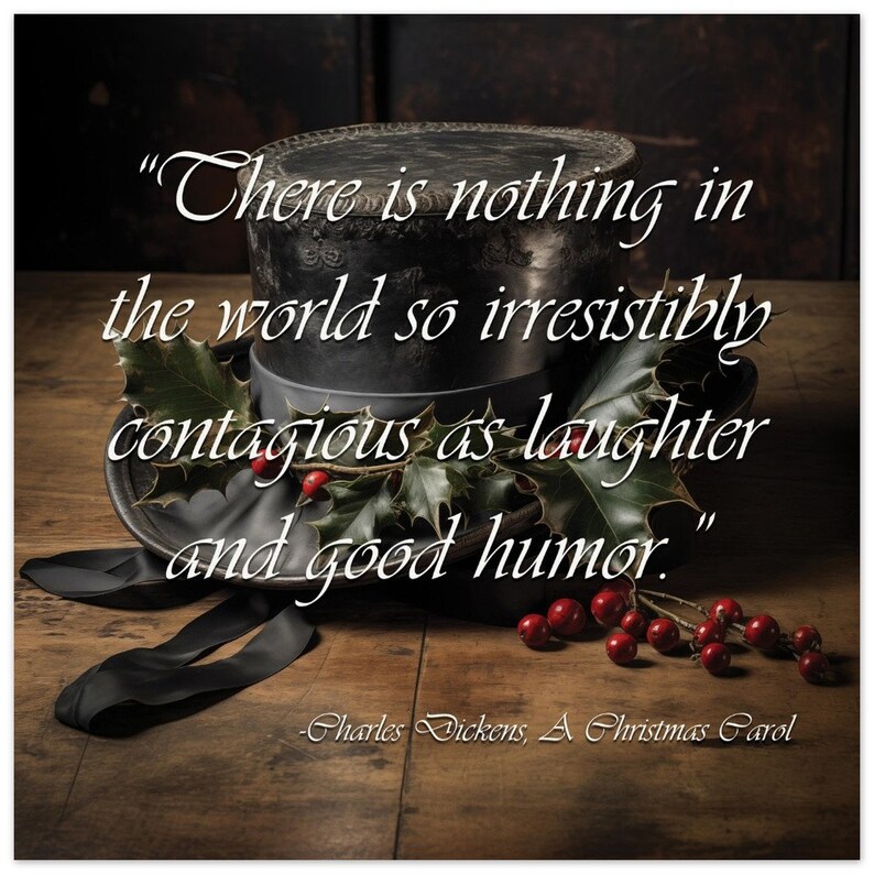 Charles Dickens, A Christmas Carol Poster - High Quality Print ...