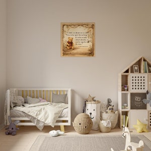 Winnie the Pooh Poster - Nursey Wall Art for Kids Bedroom Wall Art for ...