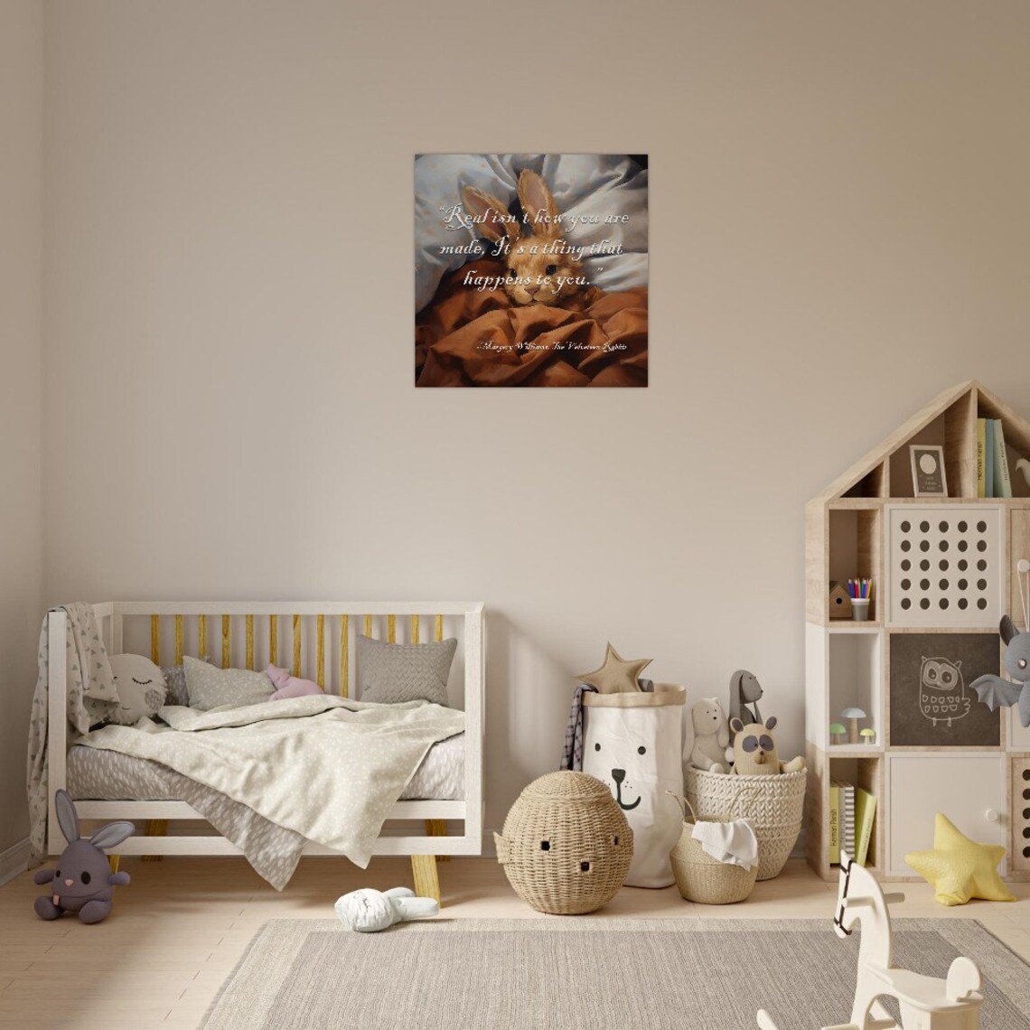 The Velveteen Rabbit Poster - High Quality Print, Nursery, Kids Room ...