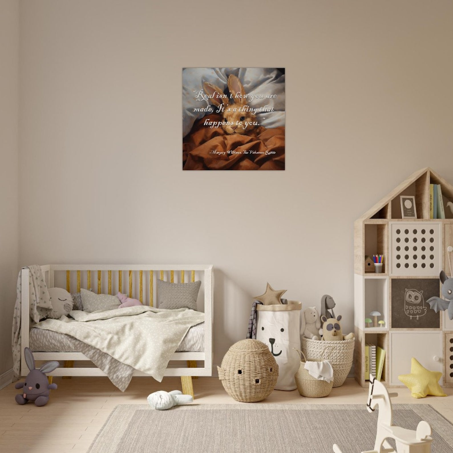 The Velveteen Rabbit Poster - High Quality Print, Nursery, Kids Room ...