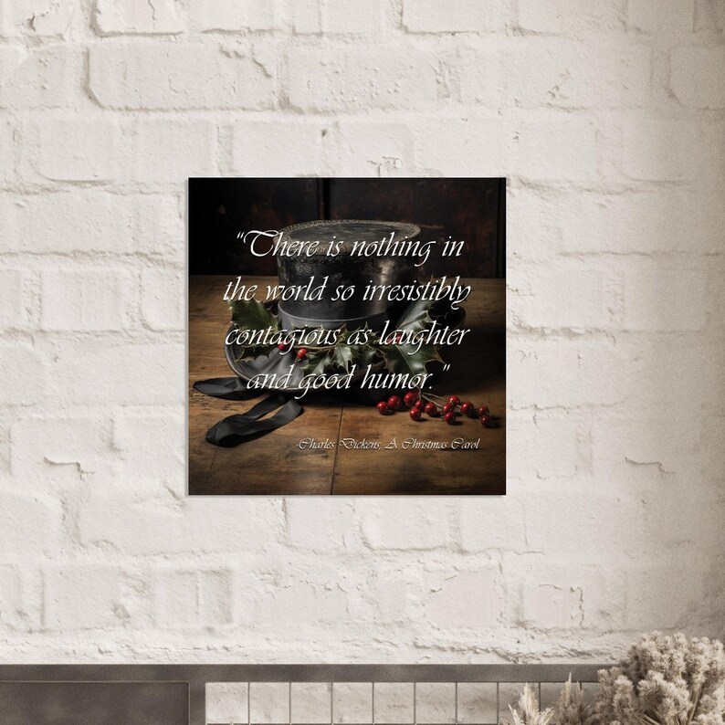 Charles Dickens, A Christmas Carol Poster - High Quality Print ...