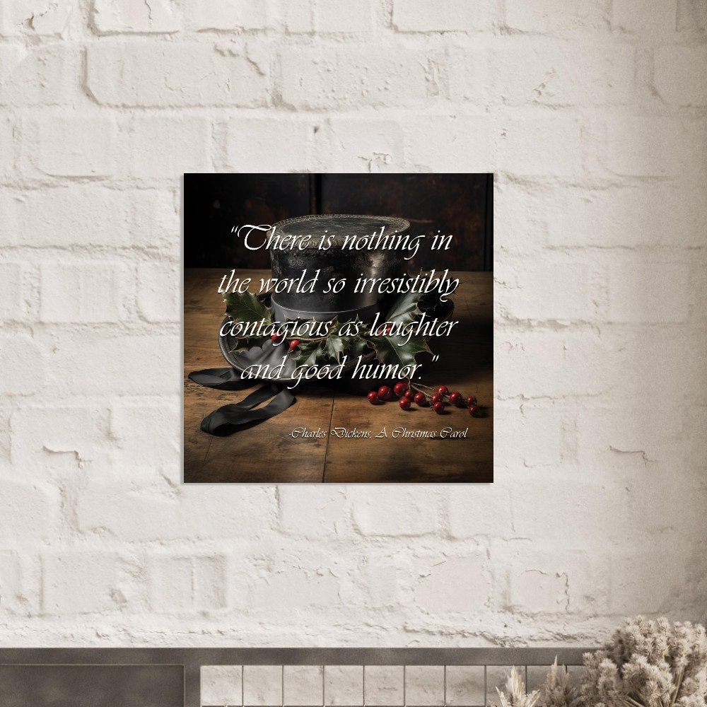 Charles Dickens, A Christmas Carol Poster - High Quality Print ...
