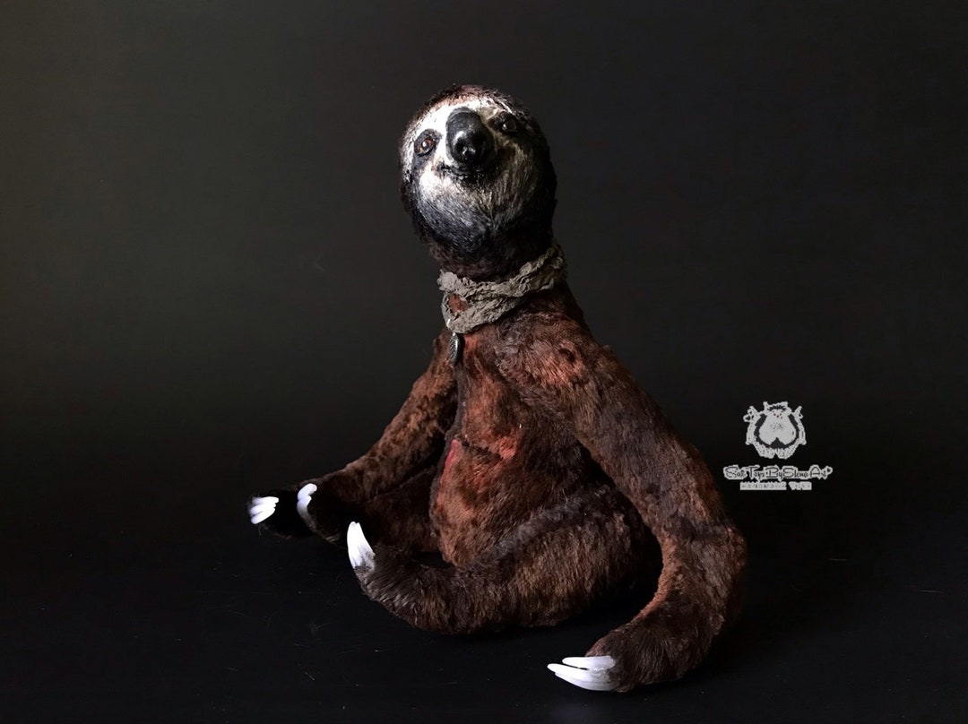 The Three-toed Sloth. Animals. A Plush Toy. Teddy the Sloth. A Stuffed ...