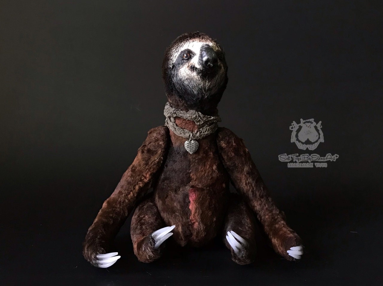 The Three-toed Sloth. Animals. A Plush Toy. Teddy the Sloth. A Stuffed ...