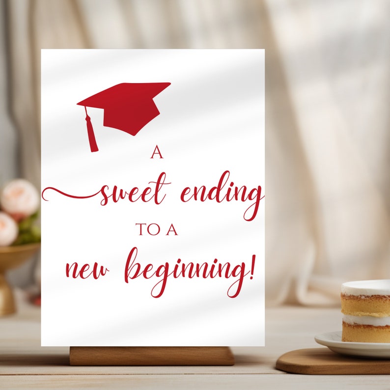 Graduation Party Sign Bundle Editable Grad Table Signs Printable ...