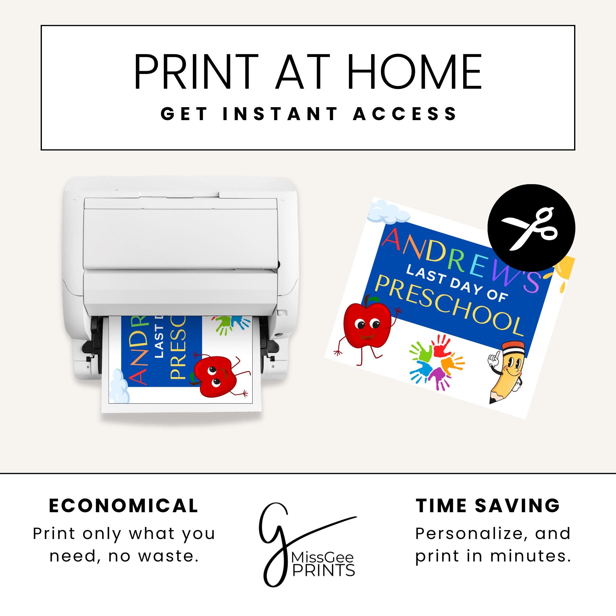 Preschool Certificate With Photo, Editable Last Day Printable for ...