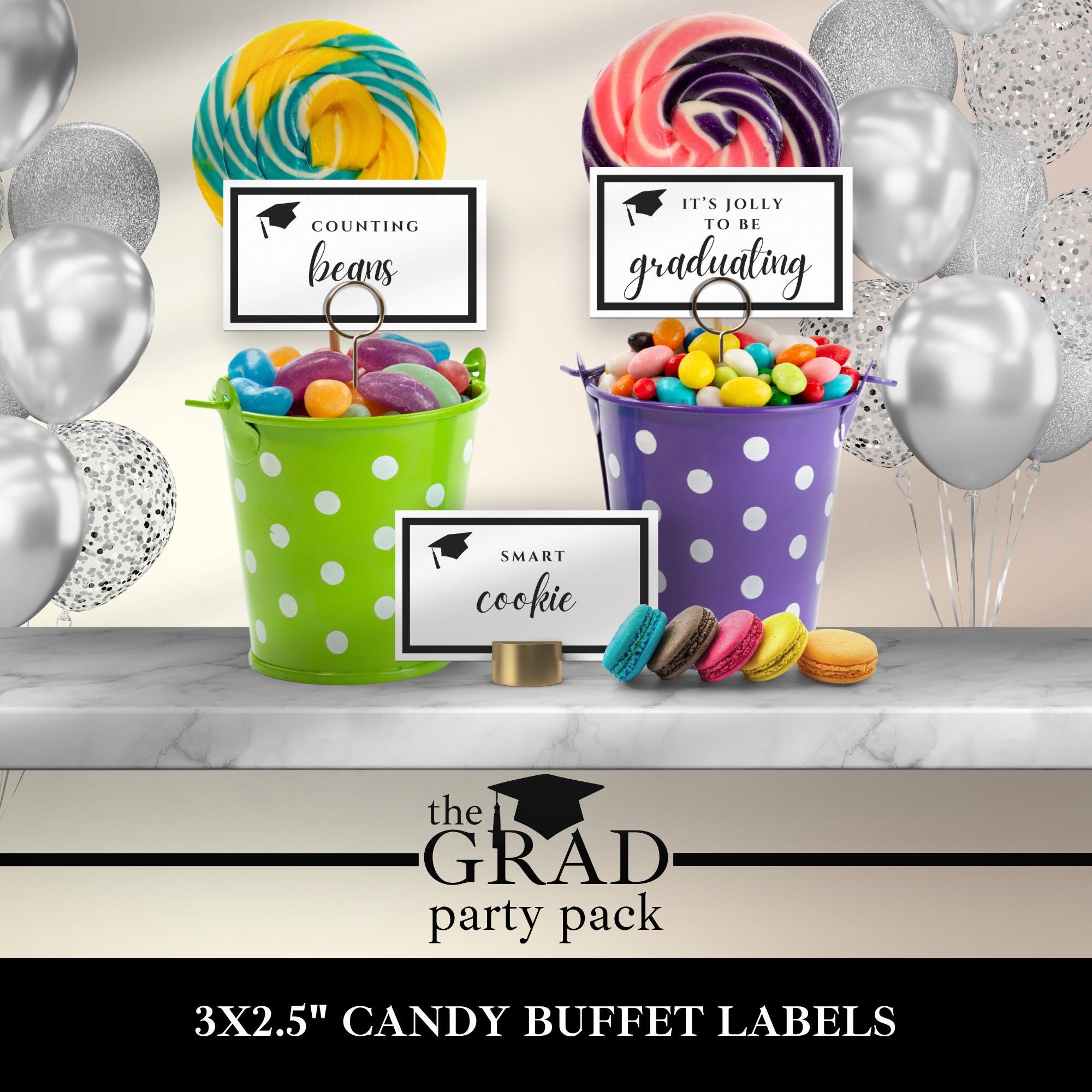 Graduation Party Decorations Grad Candy Bar Sign Editable Template ...