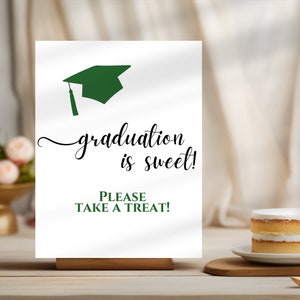 Graduation Party Sign Bundle Editable Grad Table Signs Printable ...