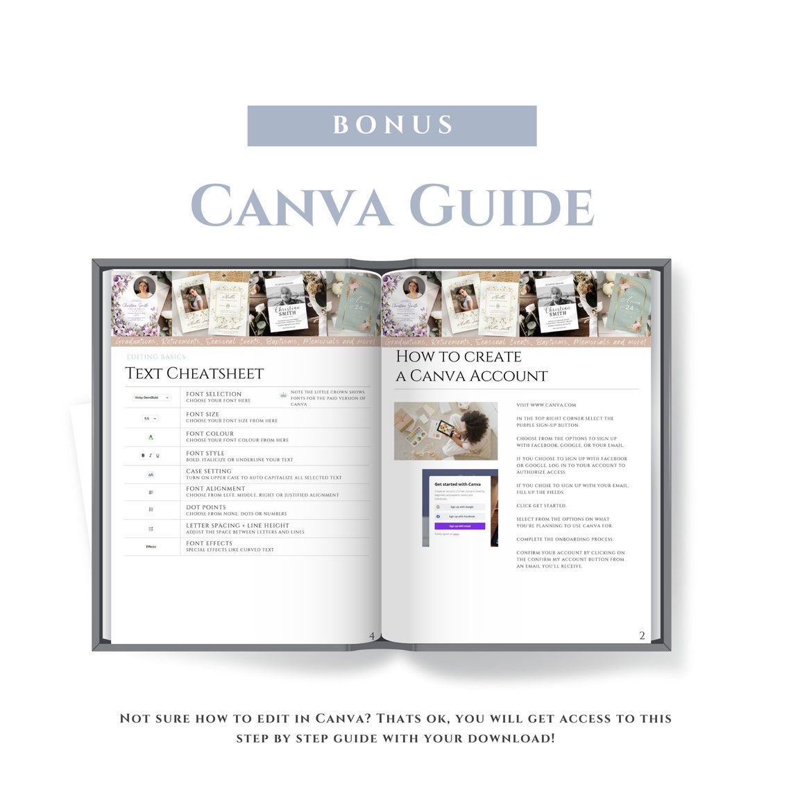 Celebration of Life Phone Announcement Template Digital Funeral ...