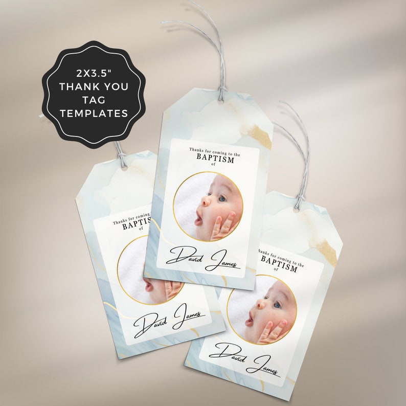 Baptism Favor Tags Template Christening Favors Tag First Communion ...