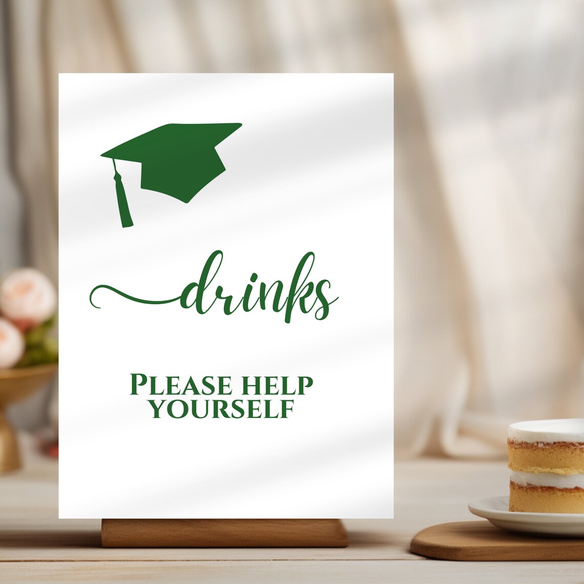 Graduation Party Sign Bundle Editable Grad Table Signs Printable ...