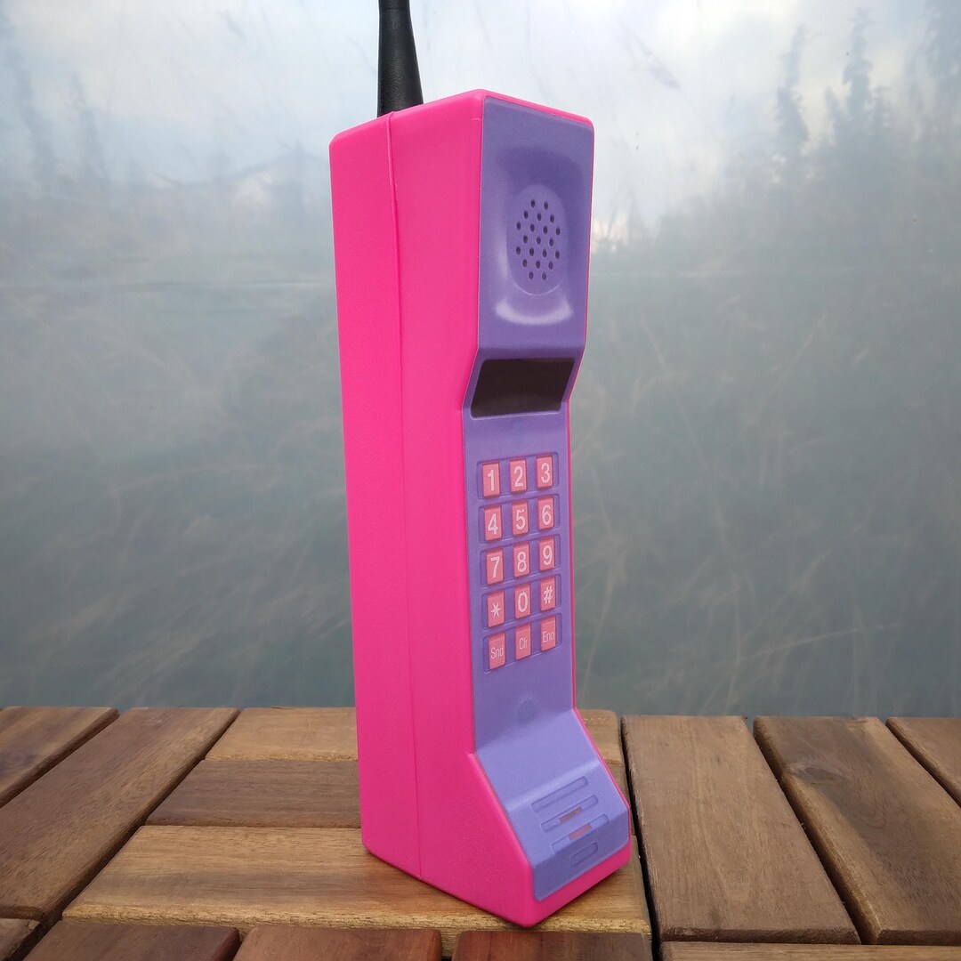 Pink Cosplay Brick Phone Prop - the Front is a Sticker/label - Etsy