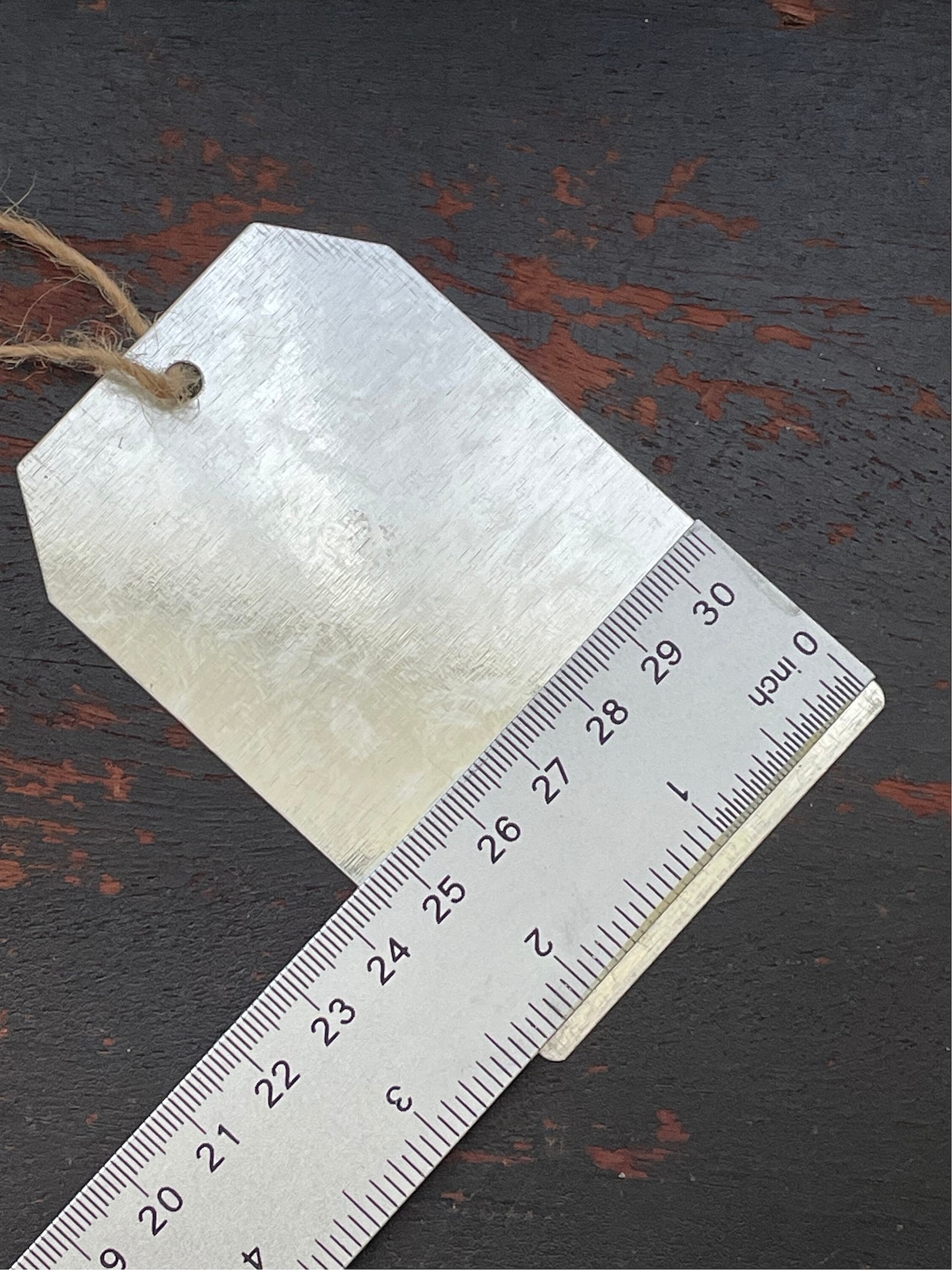 Galvanized Metal Tags Set of 3 Metal Gift Tags for Farmhouse Tin Tags ...